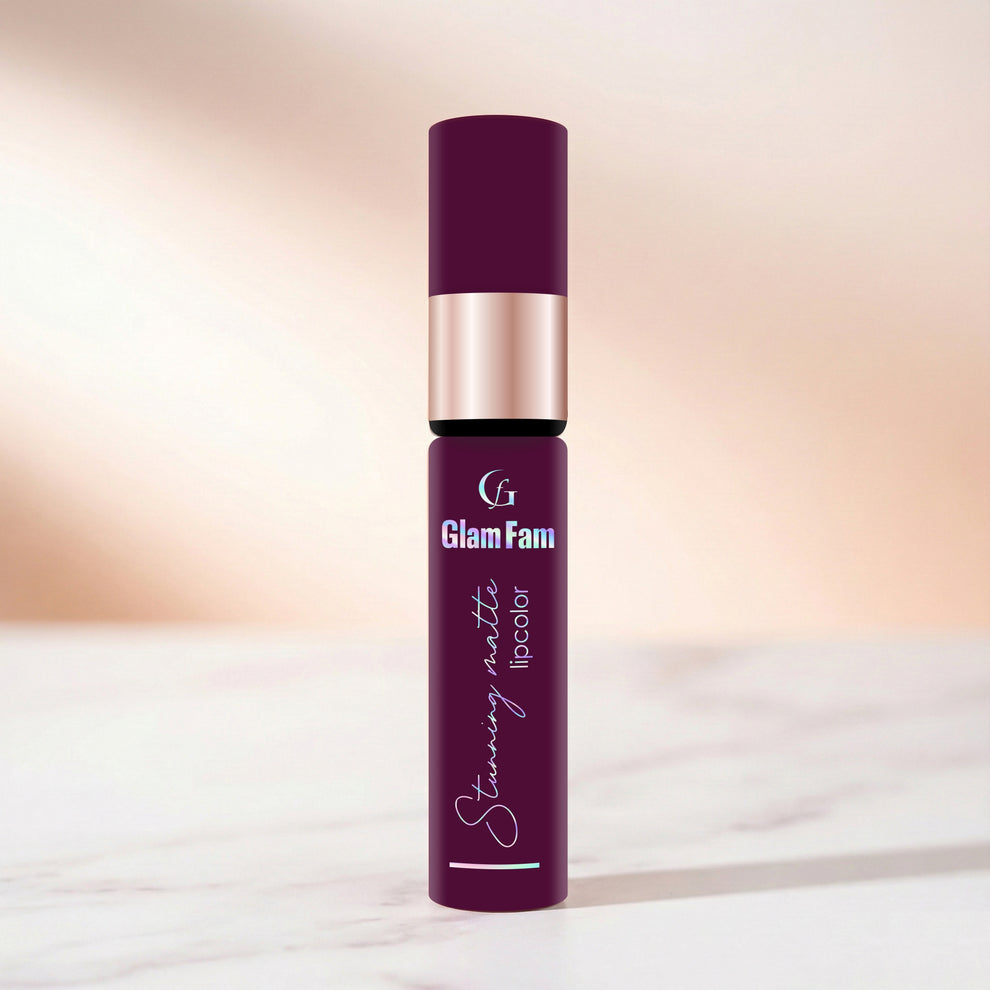 Glam Fam Stunning Matte Lip color, 5 ml – Glamfam Cosmetics
